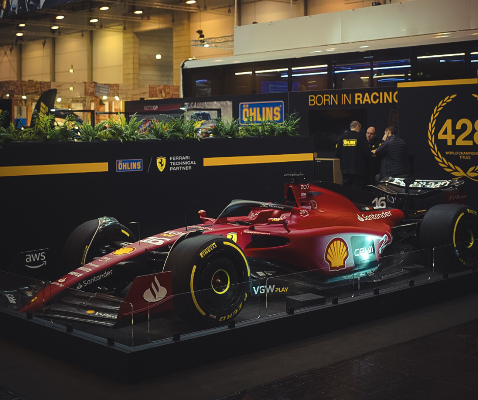 ÖHLINS RACING SHOWCASES SCUDERIA FERRARI TECHNICAL PARTNERSHIP AT ESSEN ...